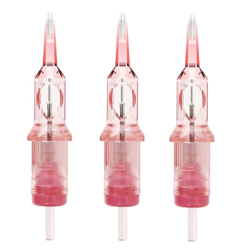 PINK VIPER Long Taper Tattoo Needle Cartridges for PMU SMP – LIMEM ...
