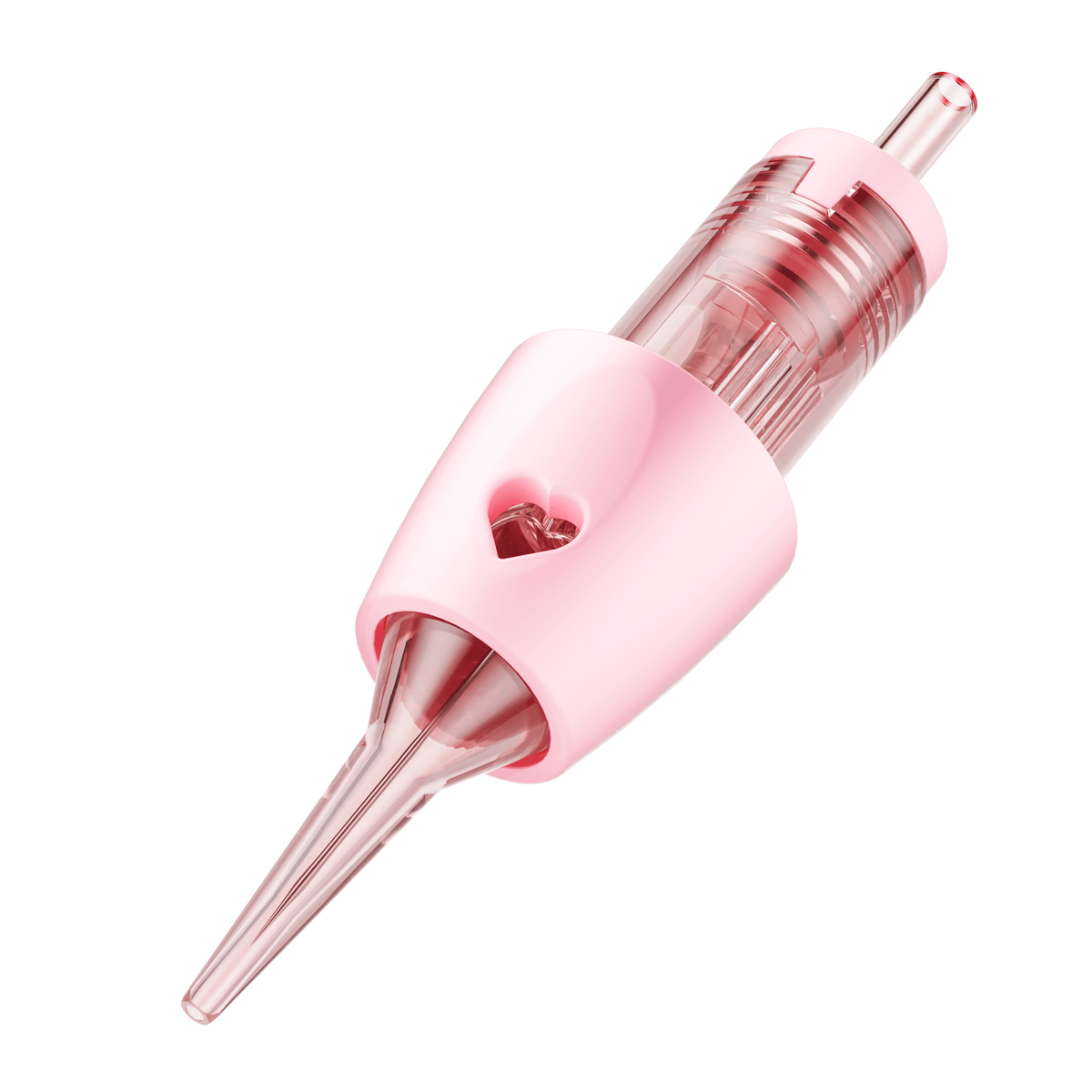 PINK VIPER Heart PMU Long Taper Tattoo Needle Cartridges Finger Ledge ...
