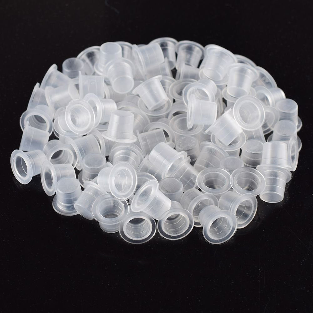 Medium Size Transparent Tattoo Ink Cap Classic 200pcs Pack – LIMEM ...